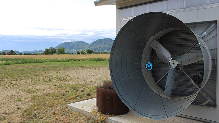 Ventilation systems for pig barns