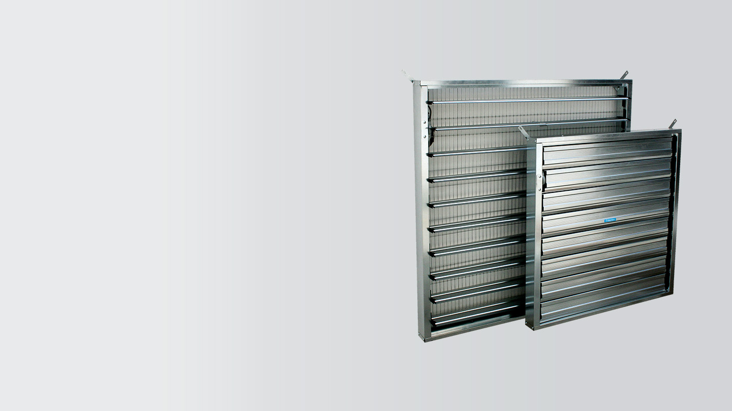 Shutters for poultry & greenhouses | Airflow Protection & Efficiency