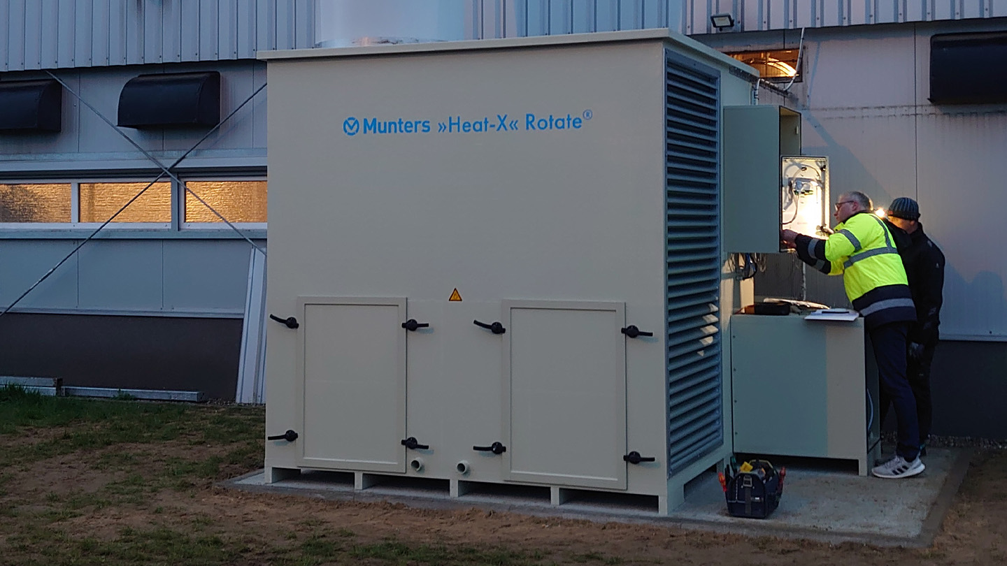 Heat-X Rotate: smart heat recovery for poultry farms